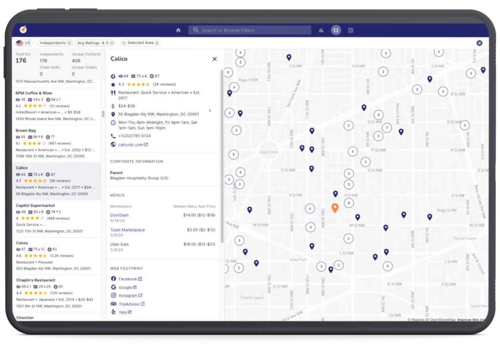 Restaurant Database for Data-Driven Decisions - Brizo FoodMetrics