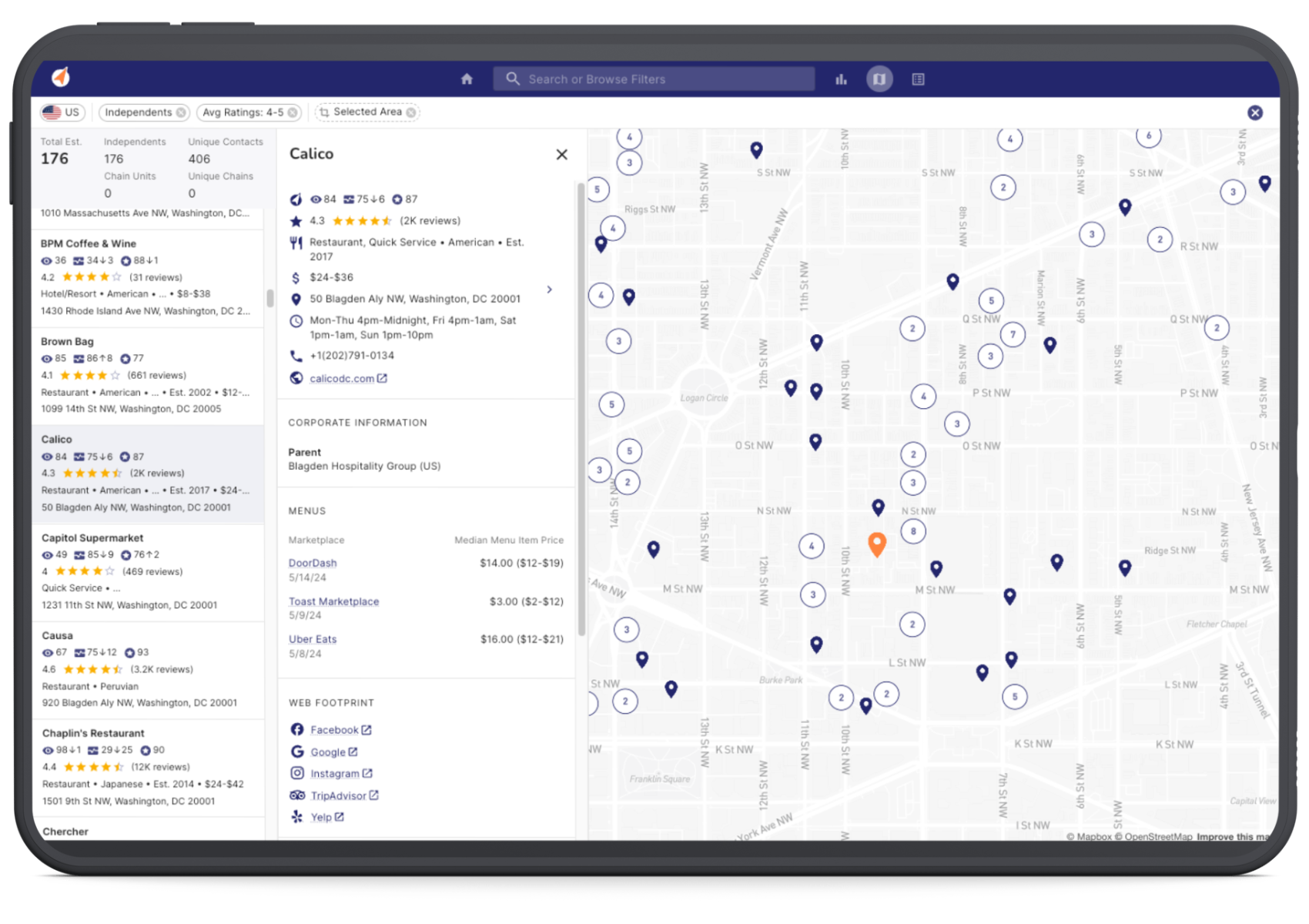 Restaurant Database for Data-Driven Decisions - Brizo FoodMetrics